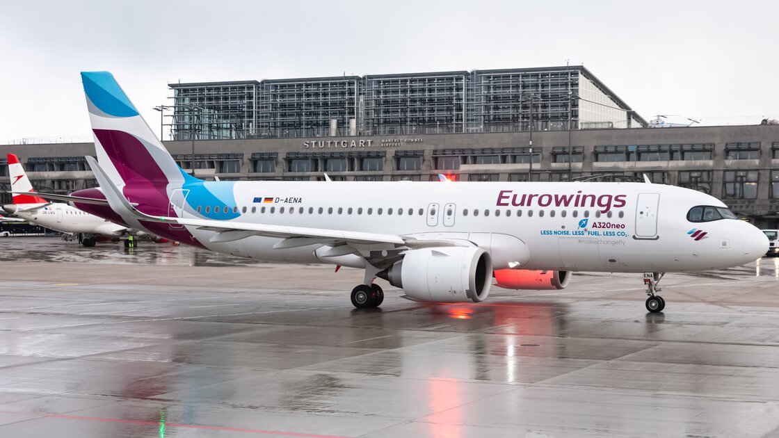 Flight EW 2583 from PALMA DE MALLORCA - Stuttgart Airport