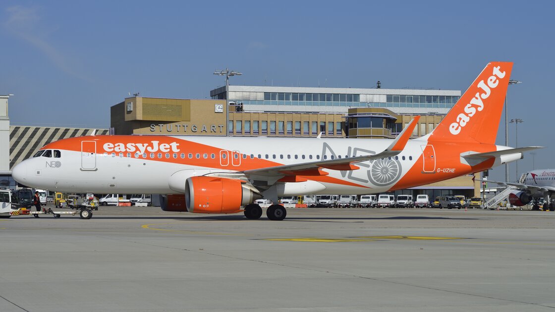 Flight EZY 2661 from LONDON (LUTON) - Stuttgart Airport