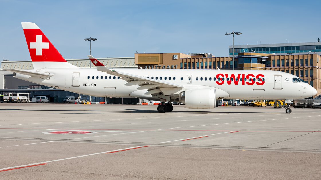 Flight LX 1175 to ZUERICH - Stuttgart Airport