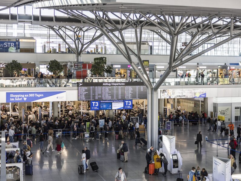 Sicherheitskontrollen im Terminal 3 werden umgerüstet - Flughafen Stuttgart